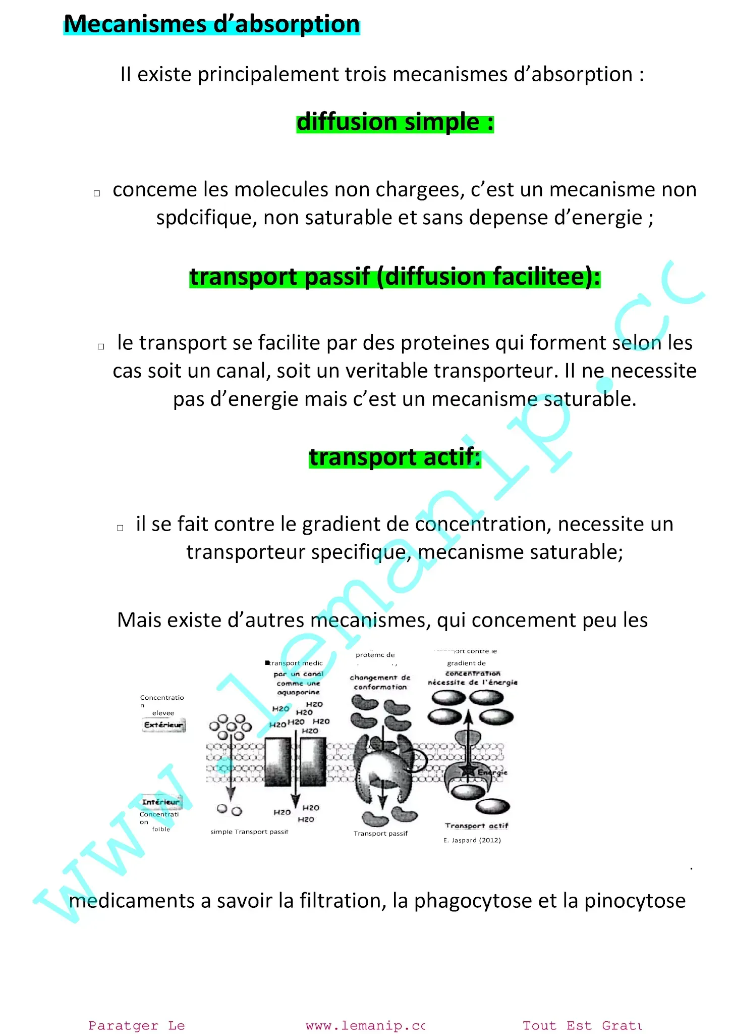 Pharmacologie Générale