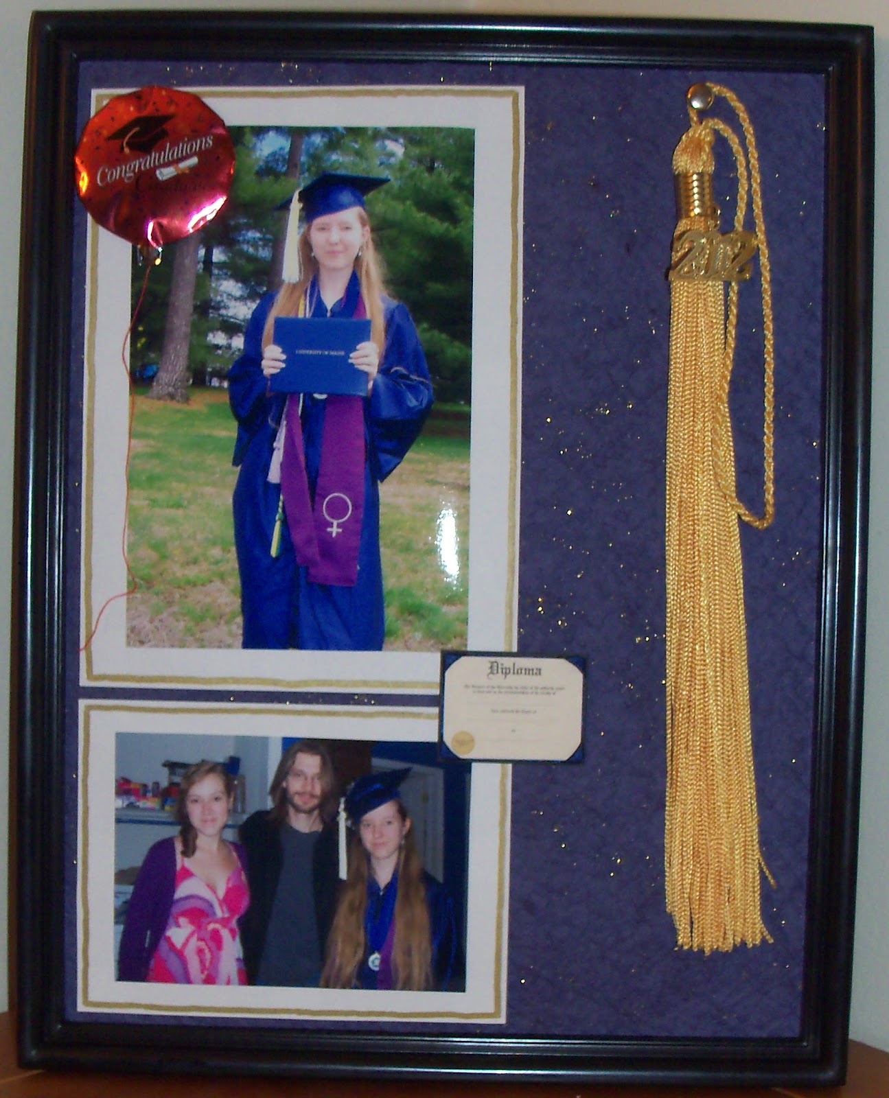 Amber's Craft a Week Blog: Graduation Photo Frame and Tassel Holder