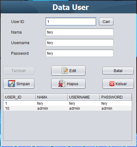 Aplikasi Rumah Sakit Menggunakan Java Netbeans dan Mysql (CRUD ...