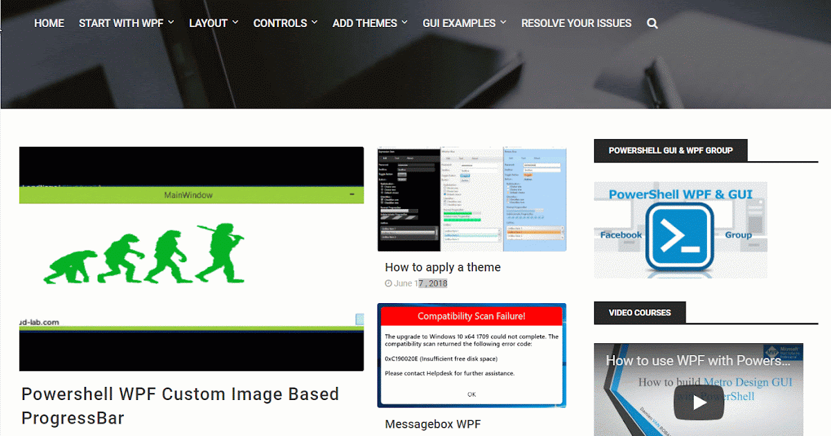 Powershell Wpf Website Syst And Deploy