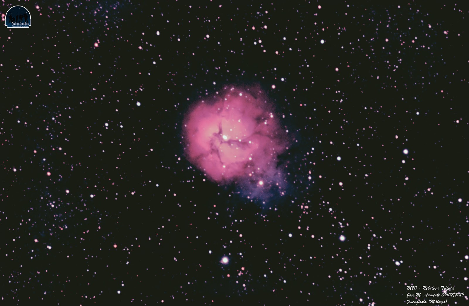AstroChuelos: M20 - Nebulosa Trífida 09/07/19
