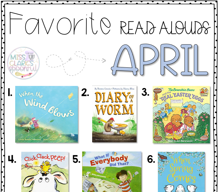 Favorite April Read Alouds for the Primary Classroom - Miss Clark's ...
