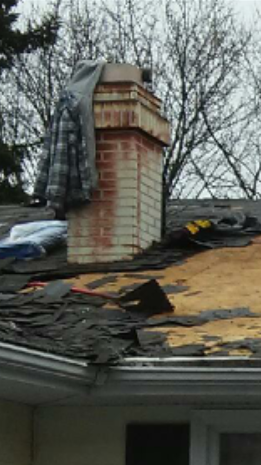 DeNovo Salvaged Decor: My Faux Chimney Stack Cover Makeover