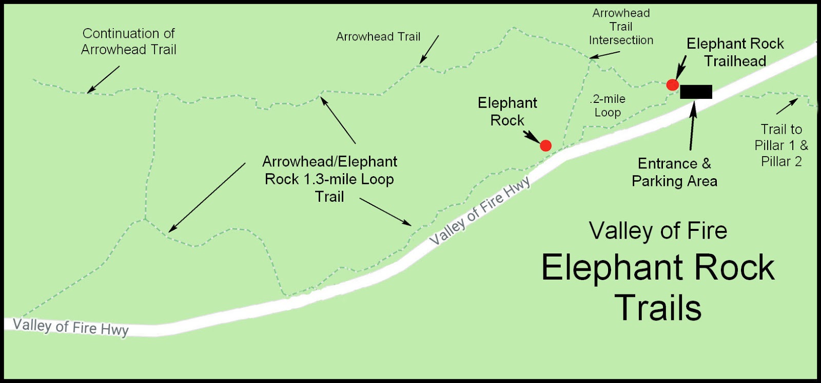 Ken's Photo Gallery: Elephant Rock Hikes - Summary Page