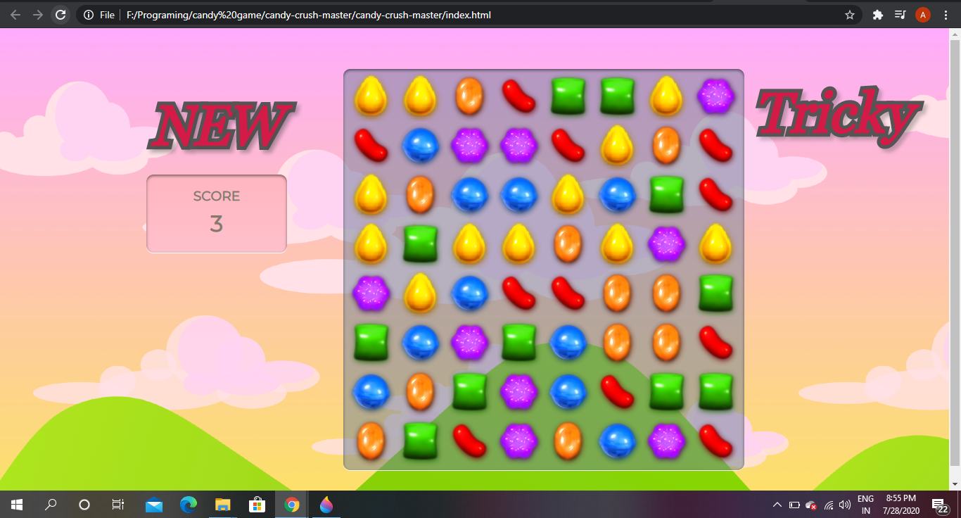 How To Create Candy Crush Game Using Html Css And Javascript
