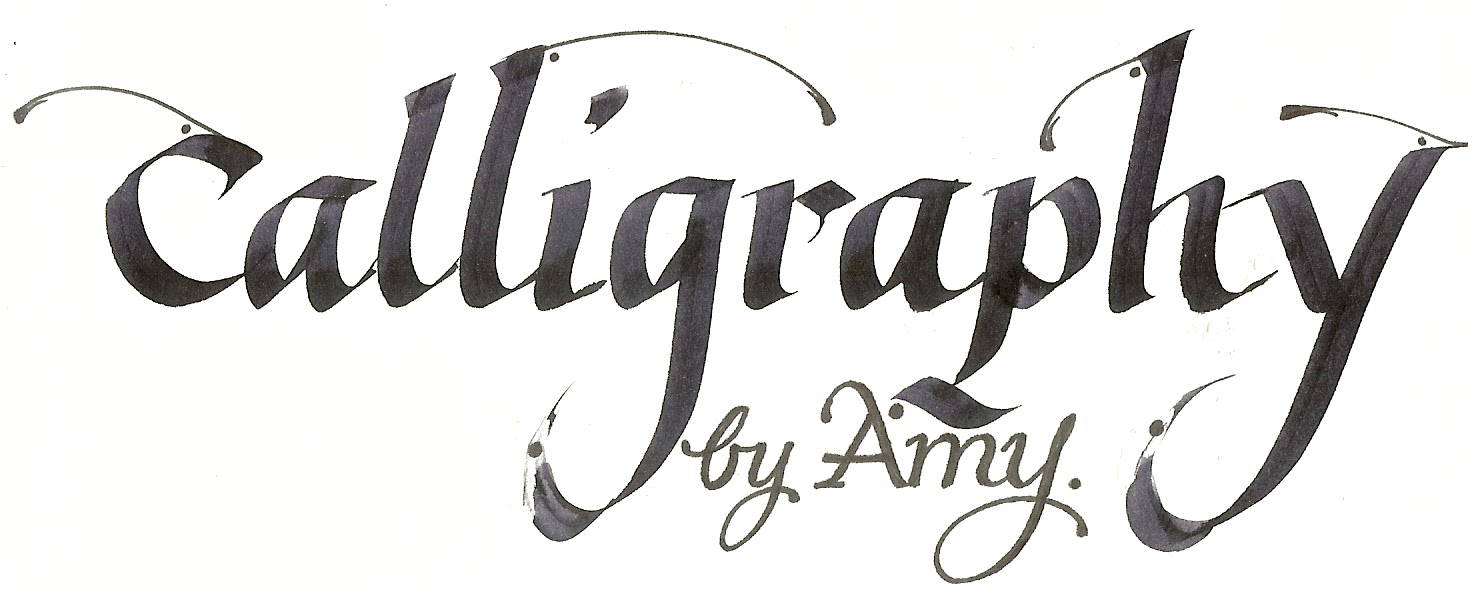 AMY S. NIELSEN Artist and Calligrapher: Calligraphy Gallery