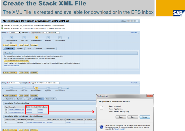 How To Create Stack Xml File Screens Step By Step Sap Basis Answers Sap Basis Admin Blog