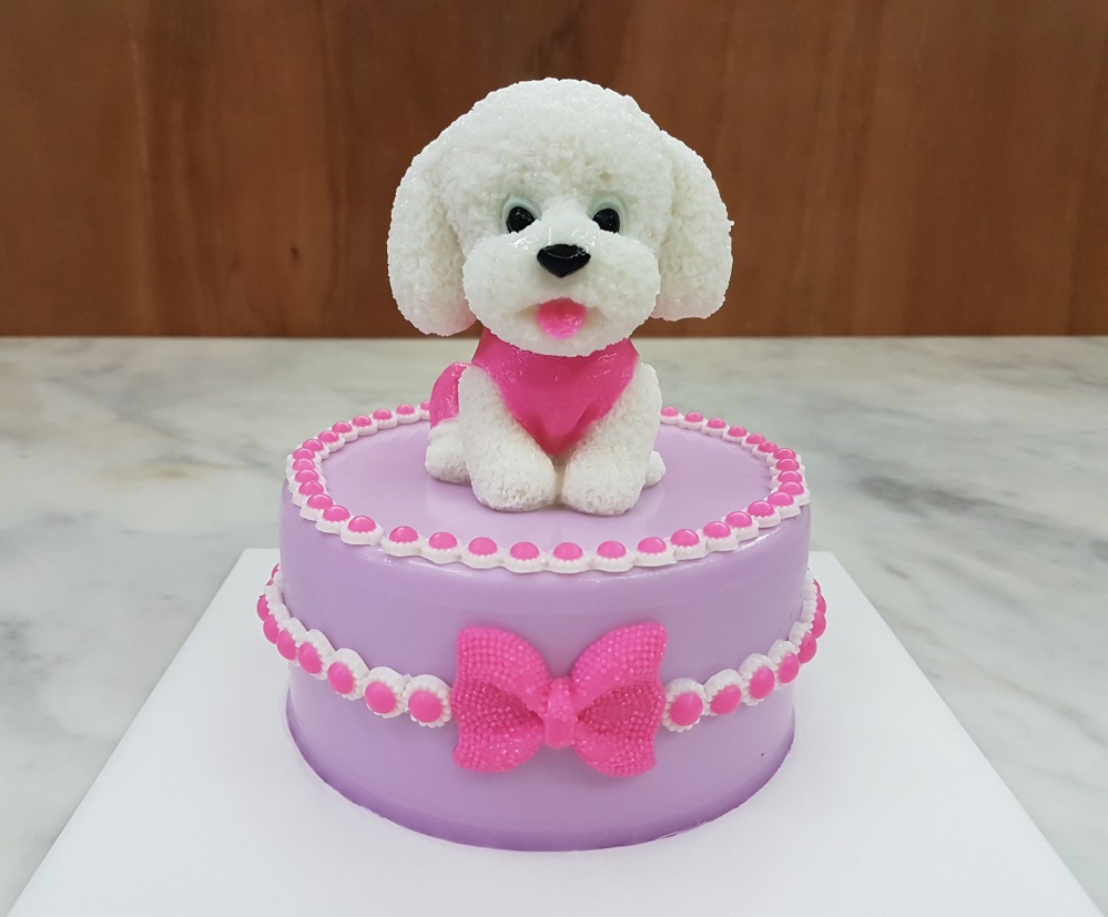 Yochana's Cake Delight! : Cute Poodle Jelly Cake