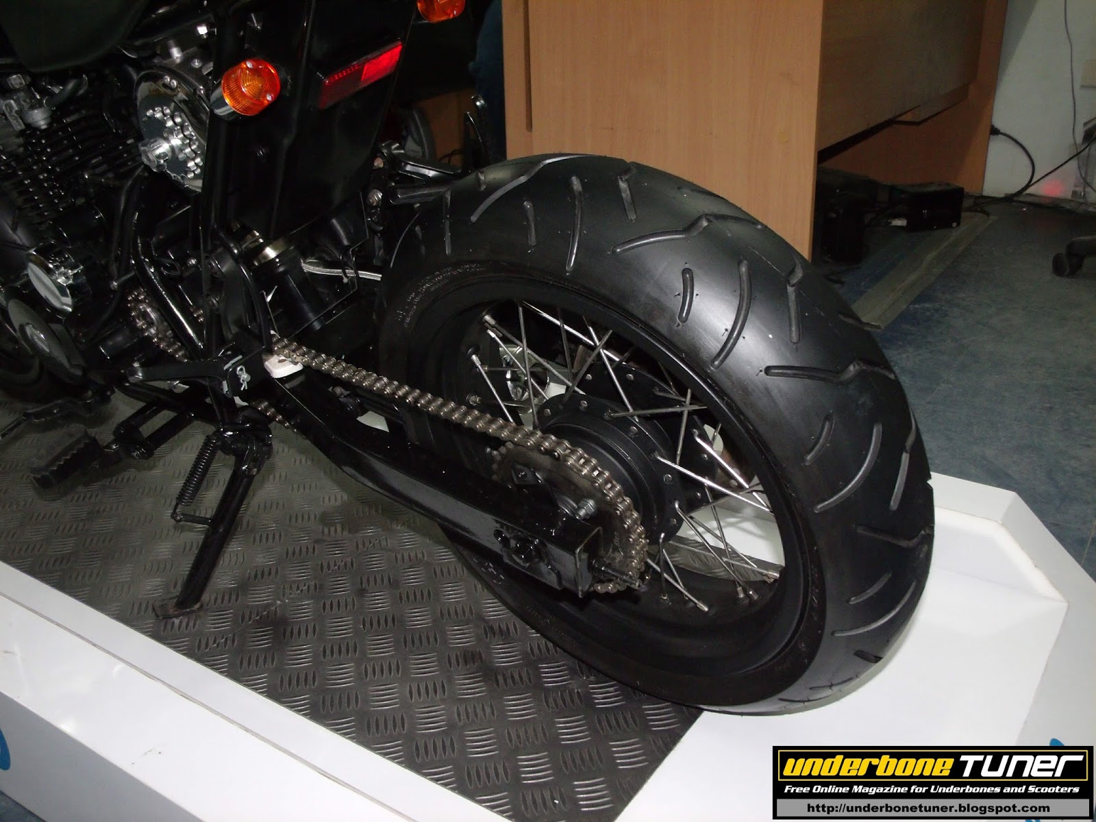 underbone tuner: Modified Bikes: The Skygo Pony Cafe Racer