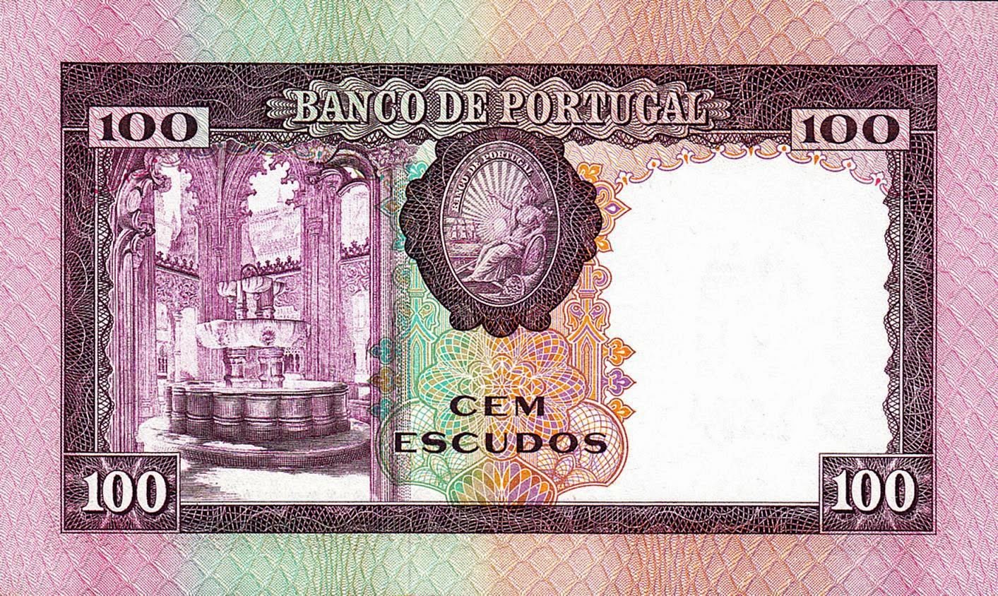Portugal 100 Escudos banknote 1961 Pedro Nunes|World Banknotes & Coins ...