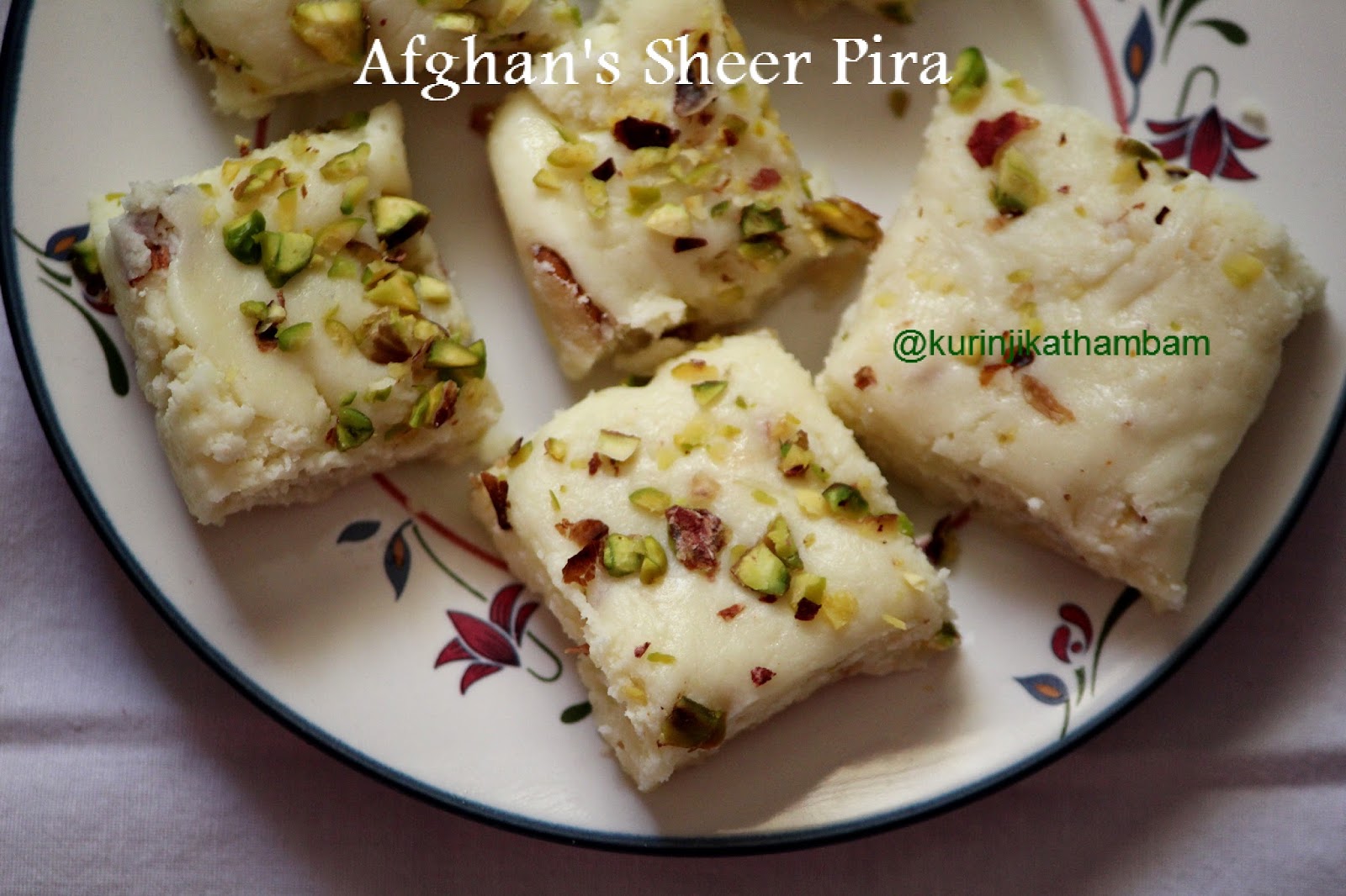 Afghan’s Sheer Pira / Milk Powder Fudge / Milk Powder Burfi | Diwali ...