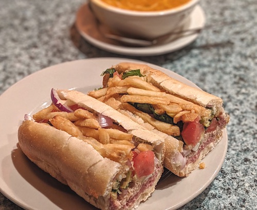 Every trip back here has included a bowl of their delicious harira ($3. ...