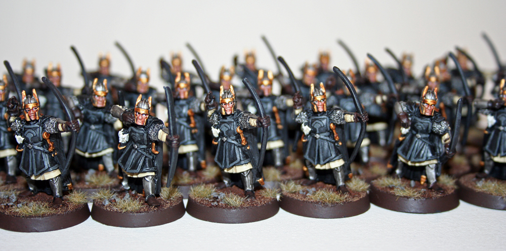 Matt Sterbenz Miniature Painting: LOTR figures, and lots of them.