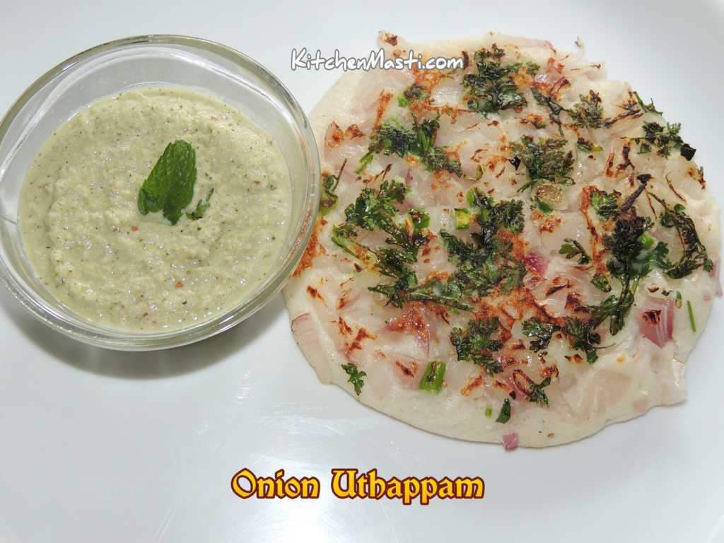 Uthappa / Uthappam Recipe - 4 Varieties ( Onion Dosa ) | Vegetarian Recipes
