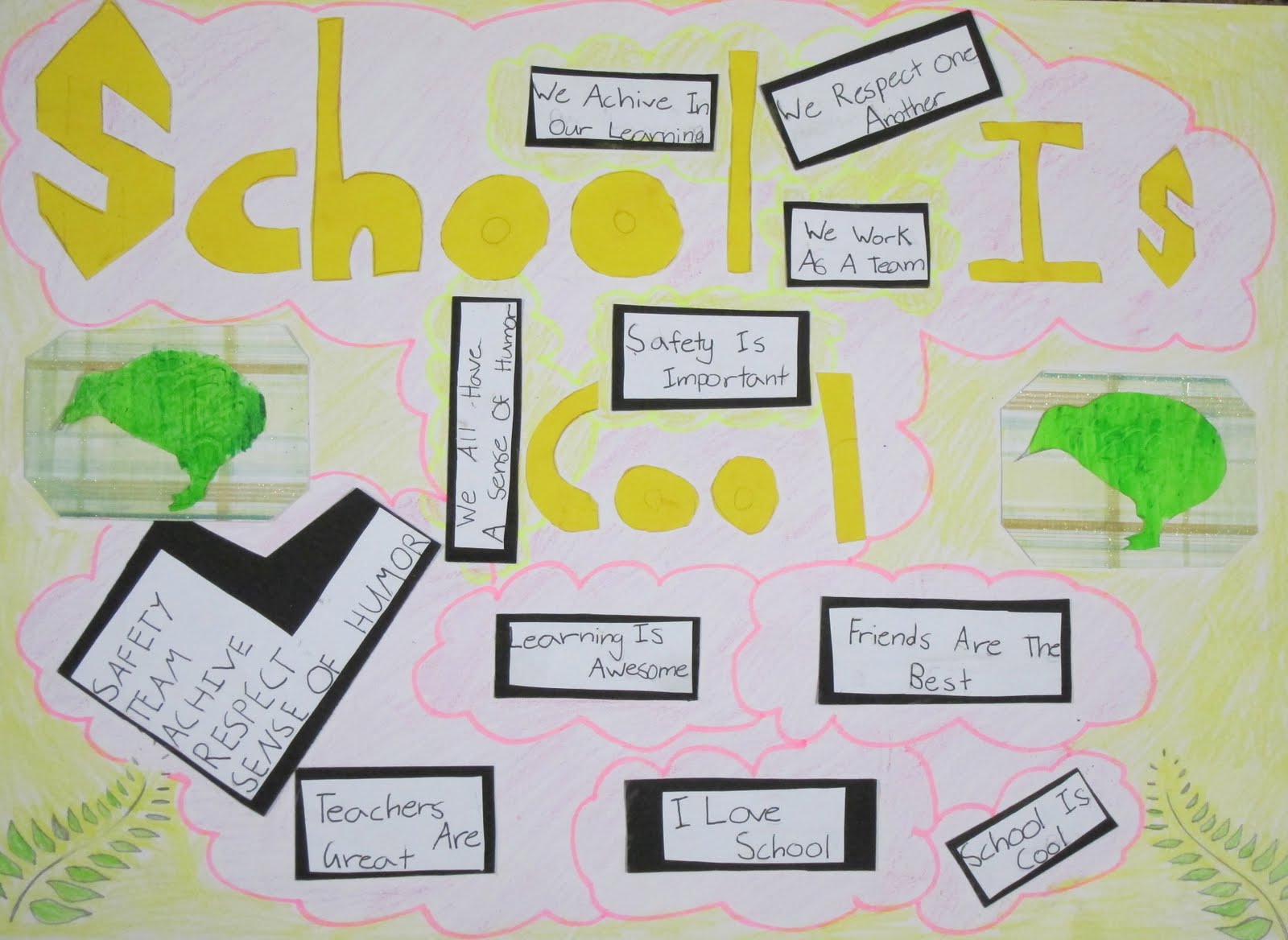 Room 39 @ Tauranga Intermediate: School is Cool Poster Competition