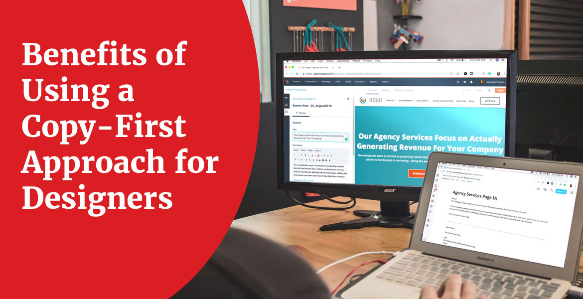 Benefits of Using a Copy-First Approach for Designers