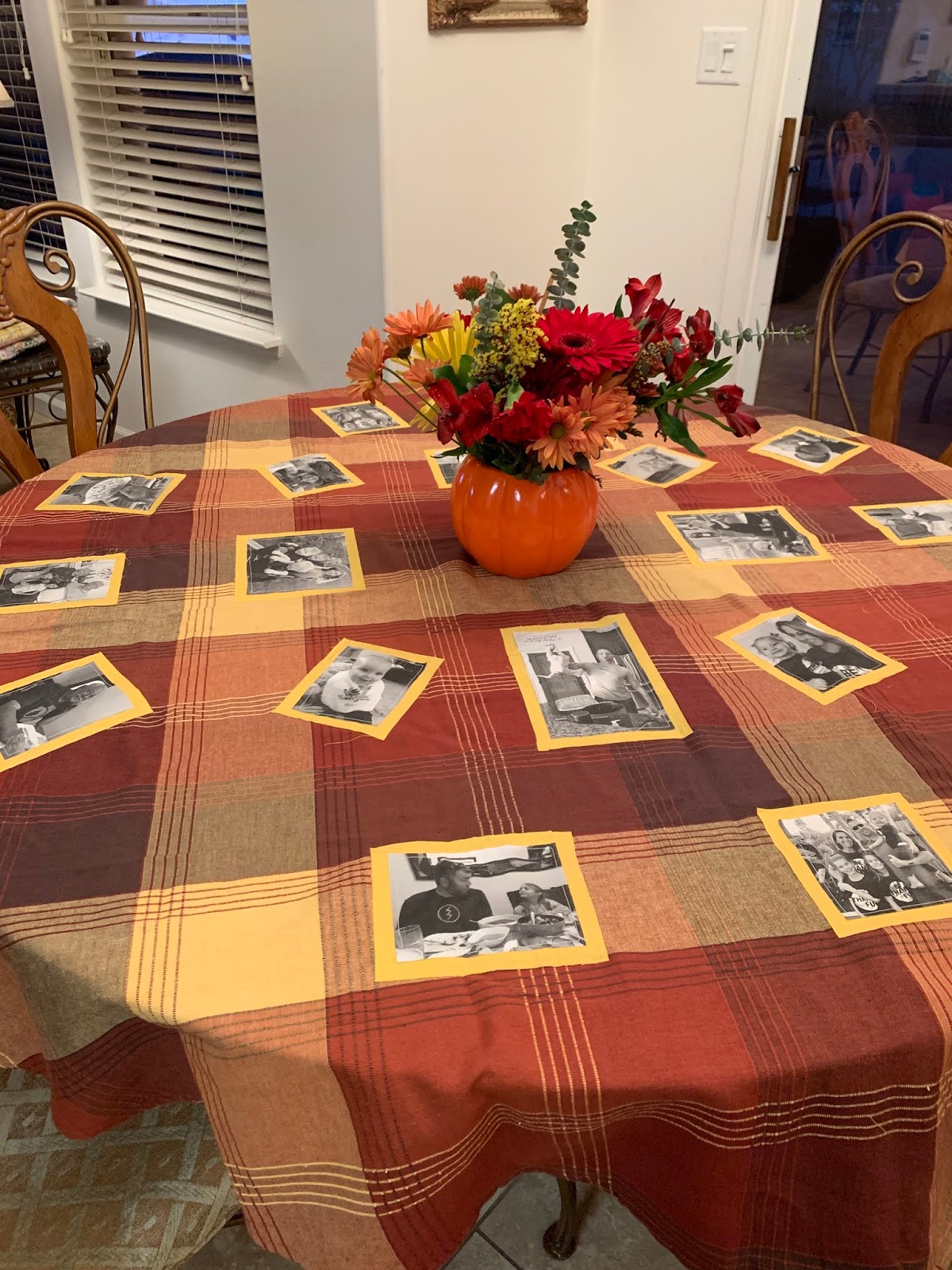 Just Because Quilts: Thanksgiving Memories Tablecloth