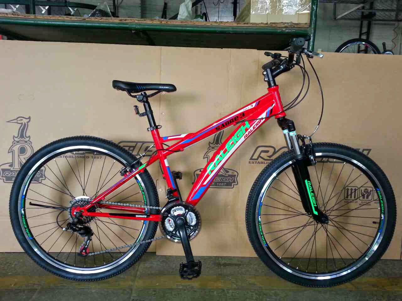 CHOO HO LEONG (CHL) Bicycle: 26" Raleigh Sabre 3 Mountain Bike (New Model)