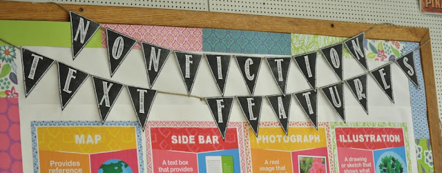 Brain Waves Instruction: Nonfiction Text Features Bulletin Board