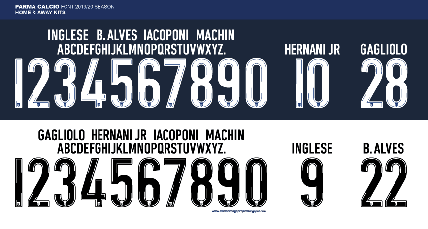 Football teams shirt and kits fan: Font Parma Calcio 2019-20 Kits