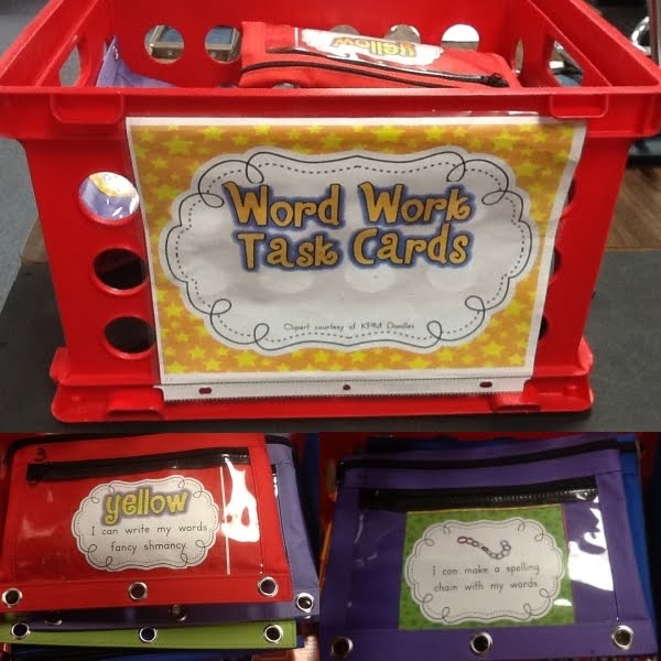 Mrs. Robbins' 2nd Grade: Free Daily 5 Word Work Task Cards