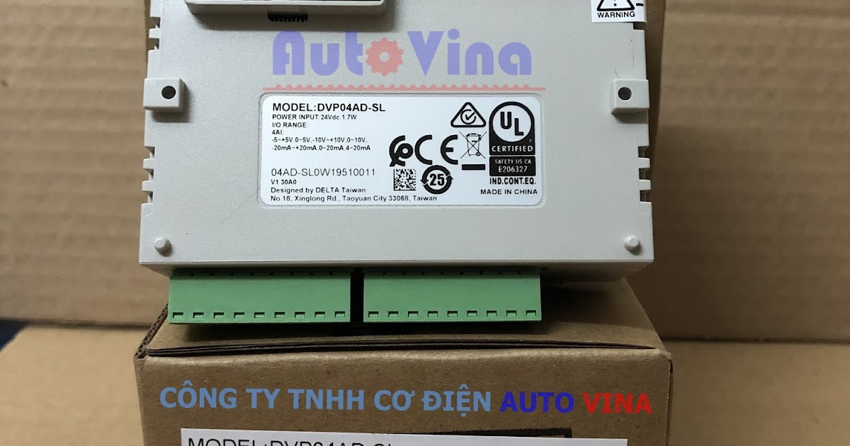 DVP04AD-SL Module Analog PLC Delta | Delta - Mitsubishi - Siemens