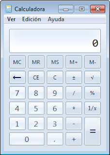 Calculadora - Accesorios de Windows ~ Tadoinformatica