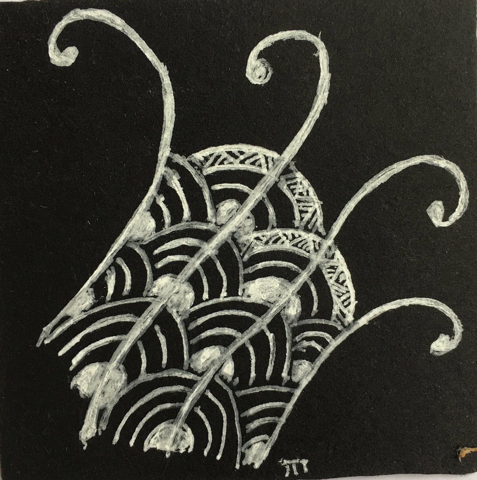 Zentangle Zone: 5/22/20 Shattuck Tangle