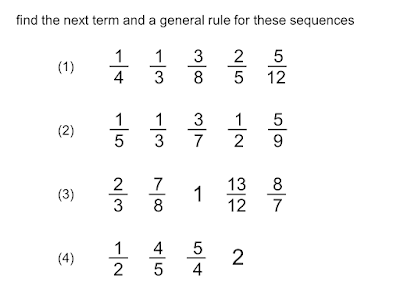 MEDIAN Don Steward mathematics teaching: fraction sequences