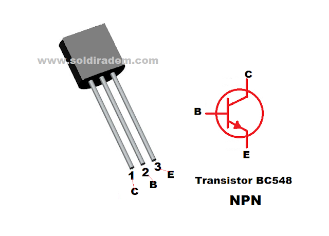 Data dan Persamaan Transistor BC548 NPN - Soldiradem Blog