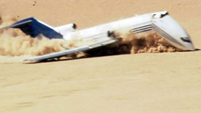 VEJA COMO SERIA A QUEDA DE UM BOEING 727 NO DESERTO - ClickCuriosidades