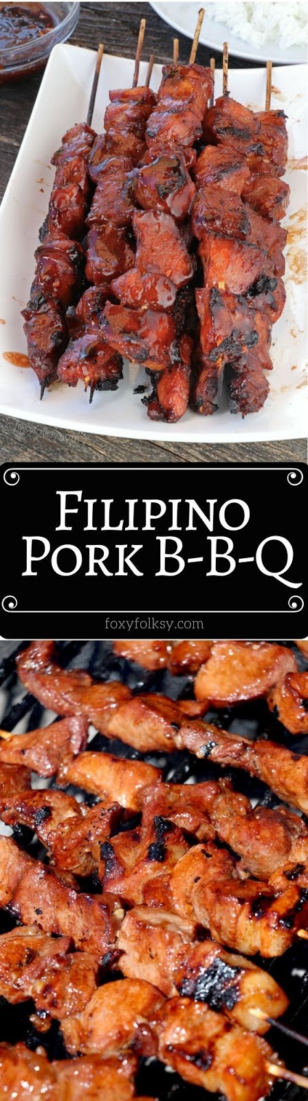 Filipino BBQ - Pork Skewers - The Most Delecious Recipes