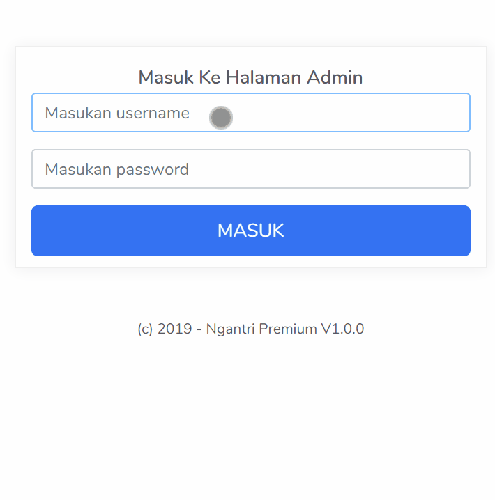Aplikasi Antrian Berbasis Web Realtime & Full UI (Download) - Teziger Blog