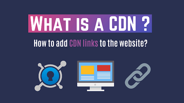 How To Add CDN Links in HTML Code