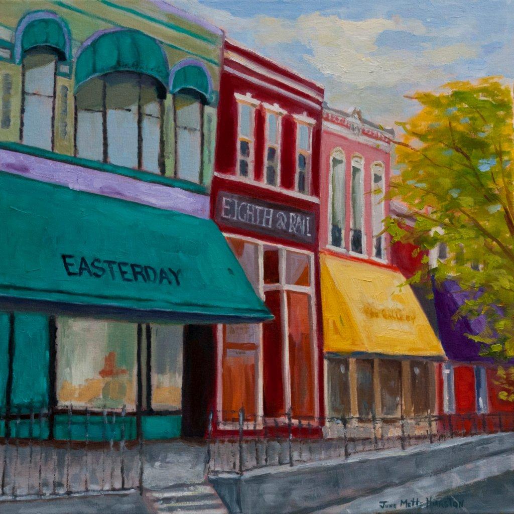 June Hurston Fine Art: BEAUTIFUL DOWNTOWN OPELIKA, ALABAMA