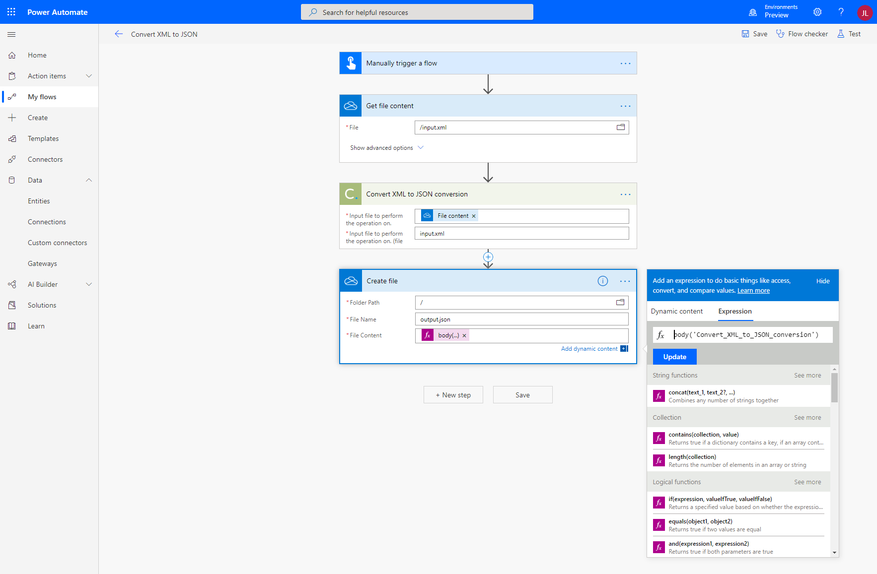 Convertir Xml A Json Con Power Automate Christian Abata