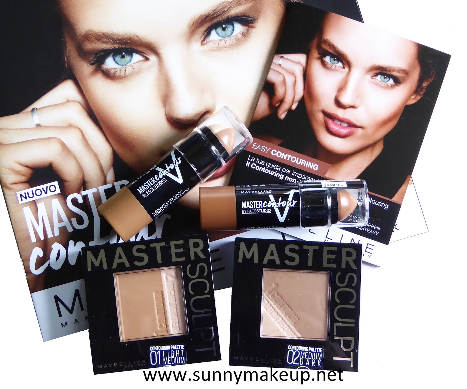 Maybelline - Master Contour & Master Sculpt: Swatches e recensione dei ...