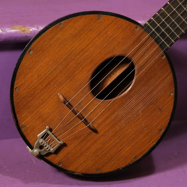 1900s Alfred Cammeyer Banjola (5-String Wood-Topped Banjo)