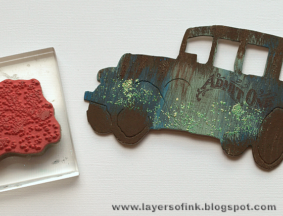 Layers of ink: Faux-rust tutorial