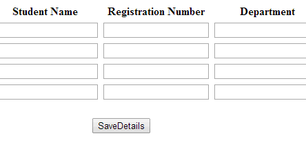 How to insert multiple records into database using C# and Asp.net