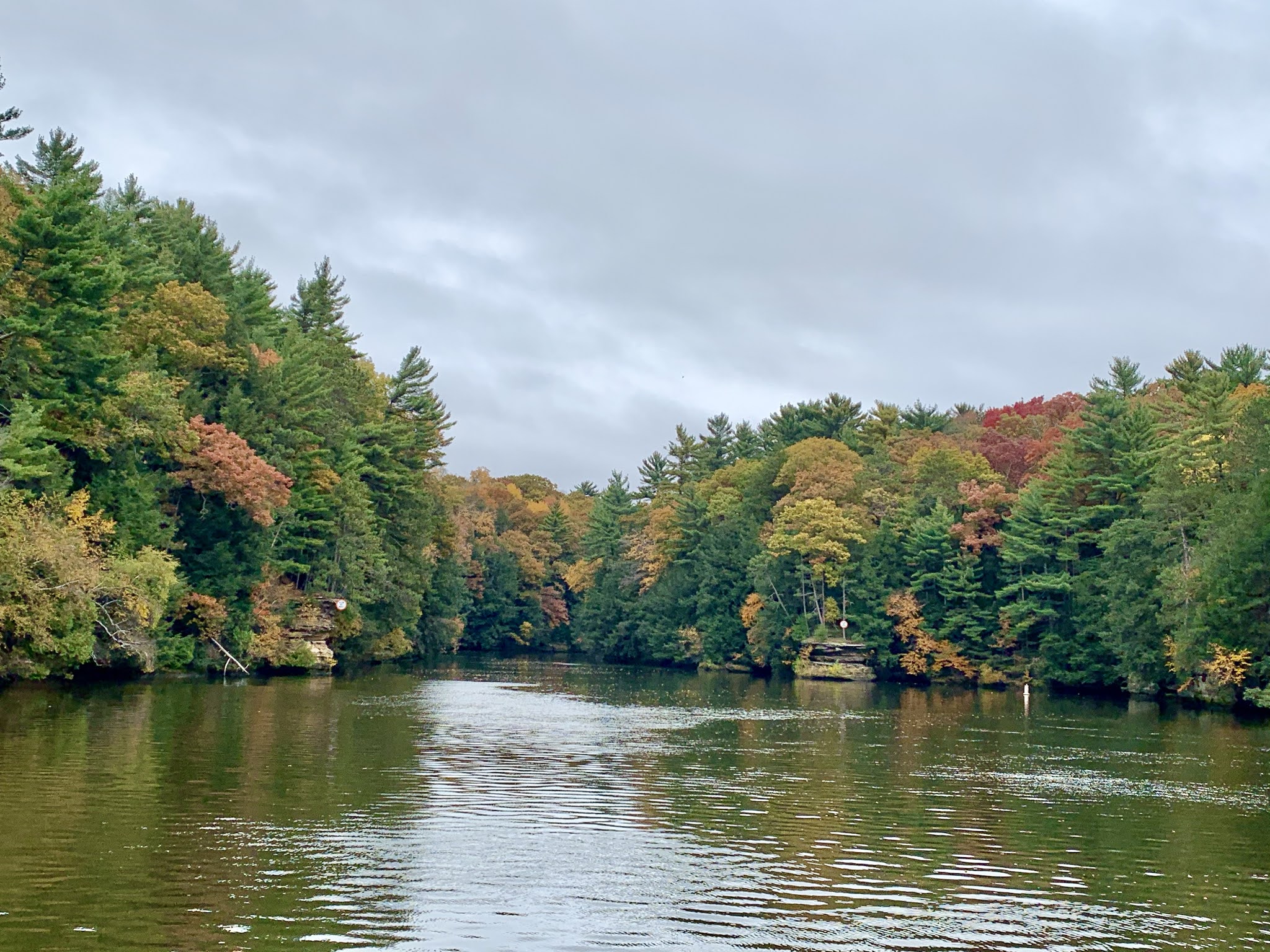 Amy's Creative Pursuits: A Fall Ride On The Upper Dells Boat Tour