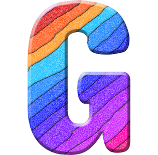 ® Colección de Gifs ®: IMÁGENES DE LETRAS PARA IMPRIMIR - DISEÑO GLITTERS