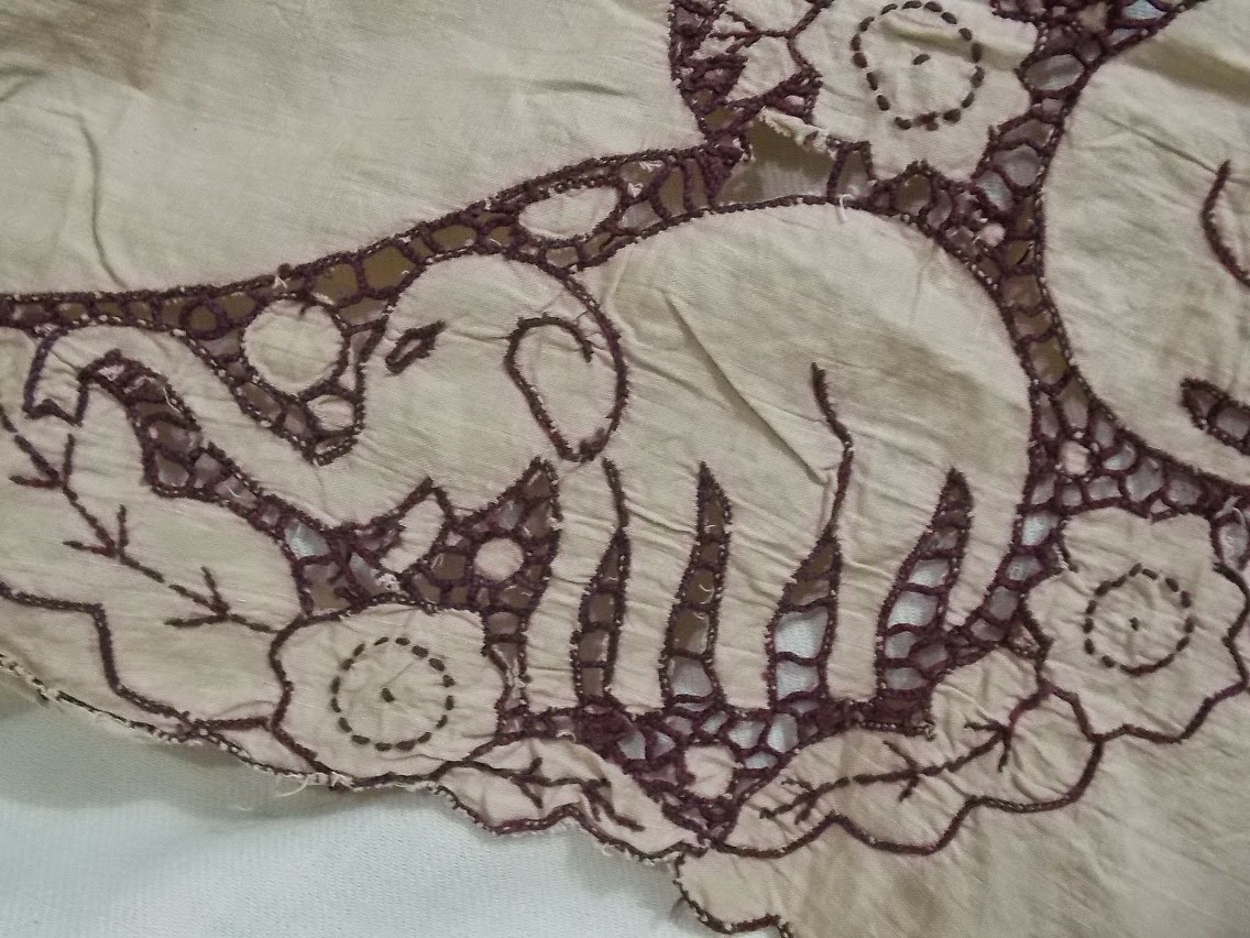 Cutwork - An embroidery which needs lots of patience