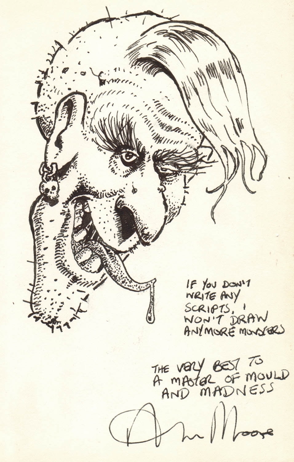 * ALAN MOORE WORLD *: Monster by Alan Moore