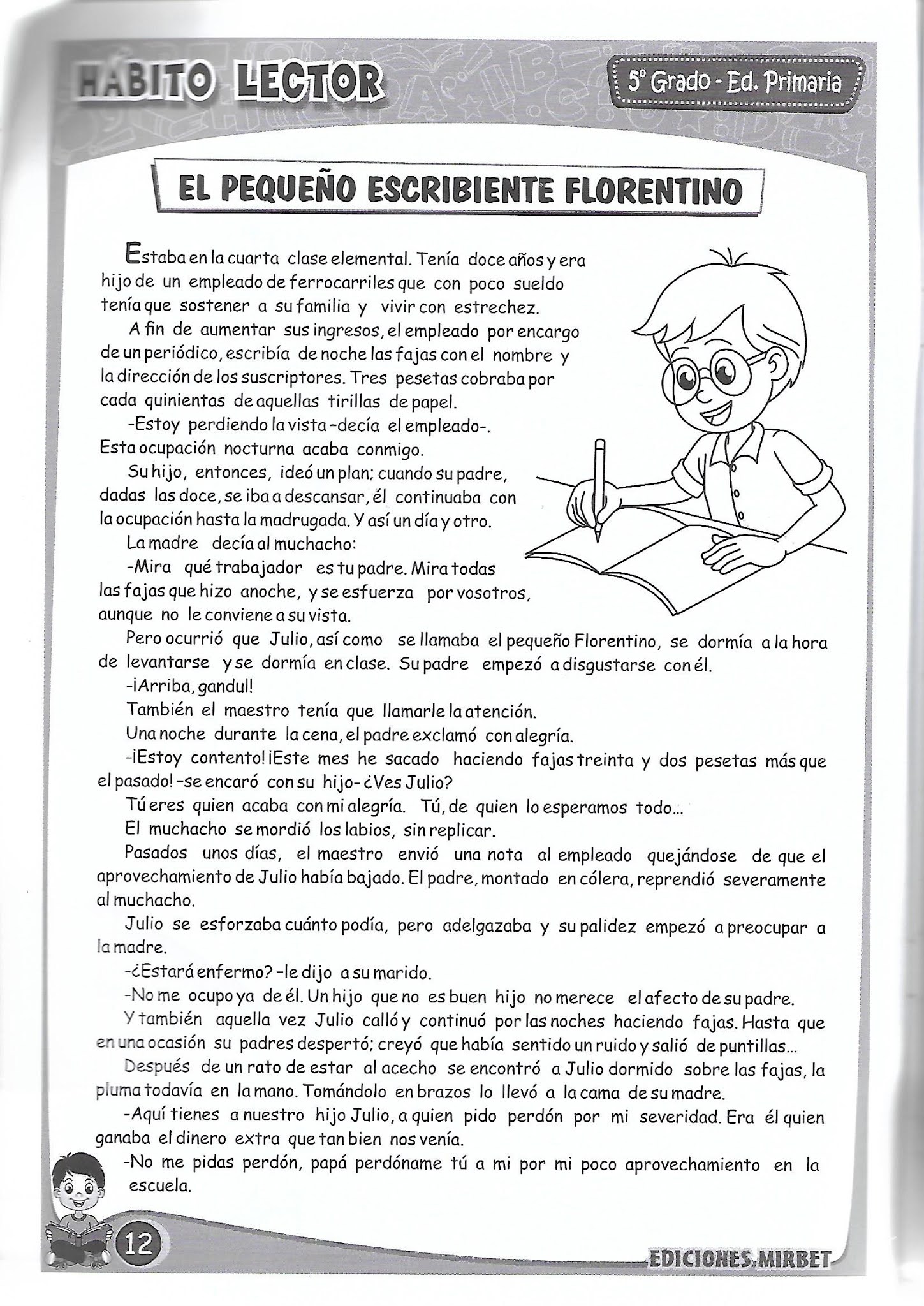 Comprensión lectora- 5to primaria