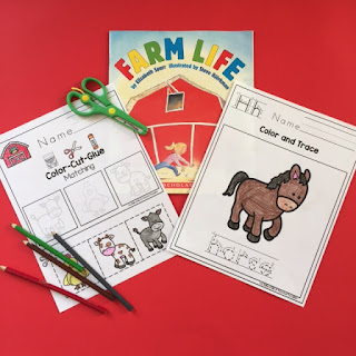 Farm Printable "No Prep" ~ Preschool Printables