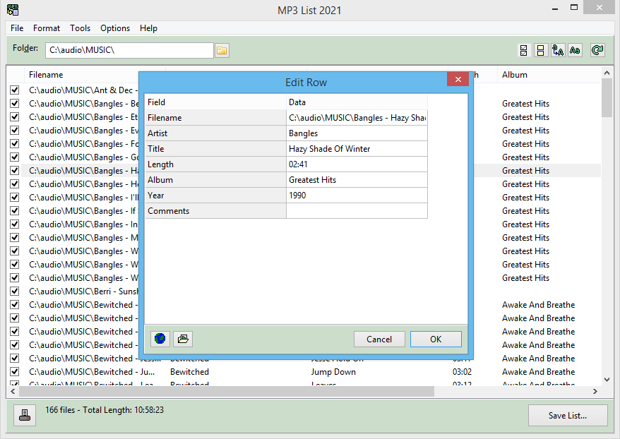 Library Player: MP3 List 2021