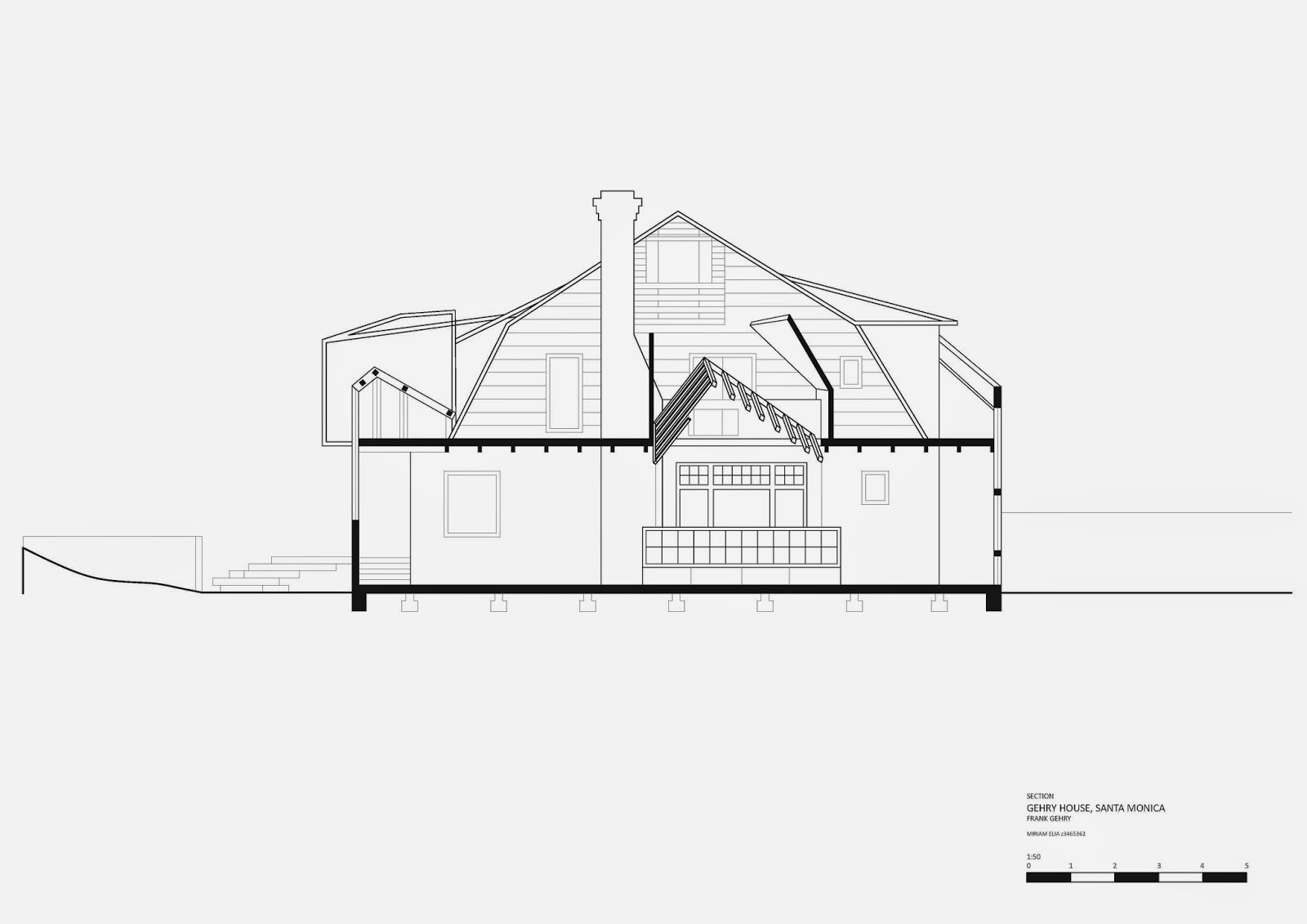 ARCH1201: GEHRY HOUSE DRAWINGS (WK 1 and 2)