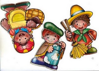 Material educativo para maestros: Imágenes a color sobre la colonia