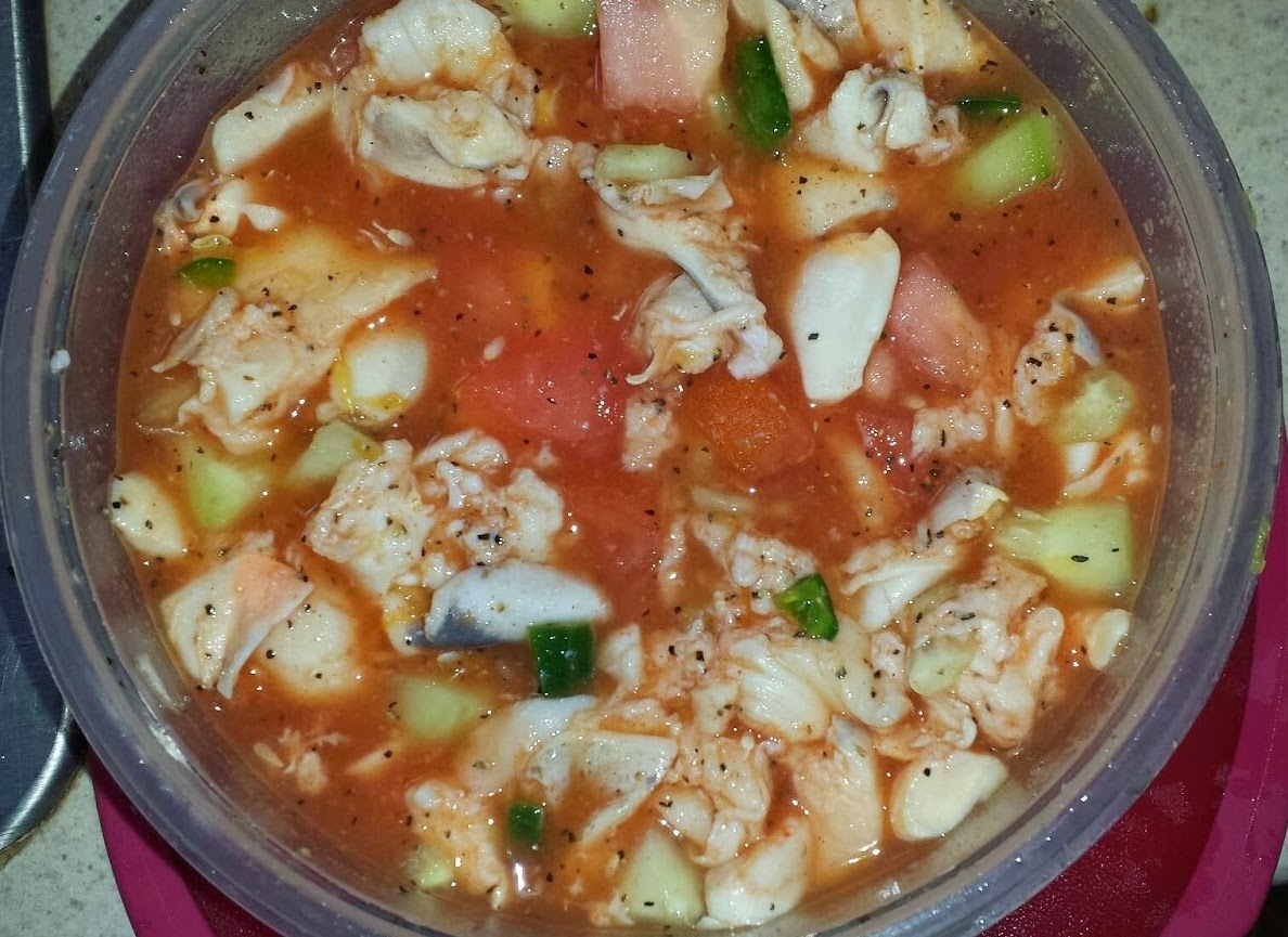 The Southern Belle Cooks: Miami Style Bahamian Conch Salad